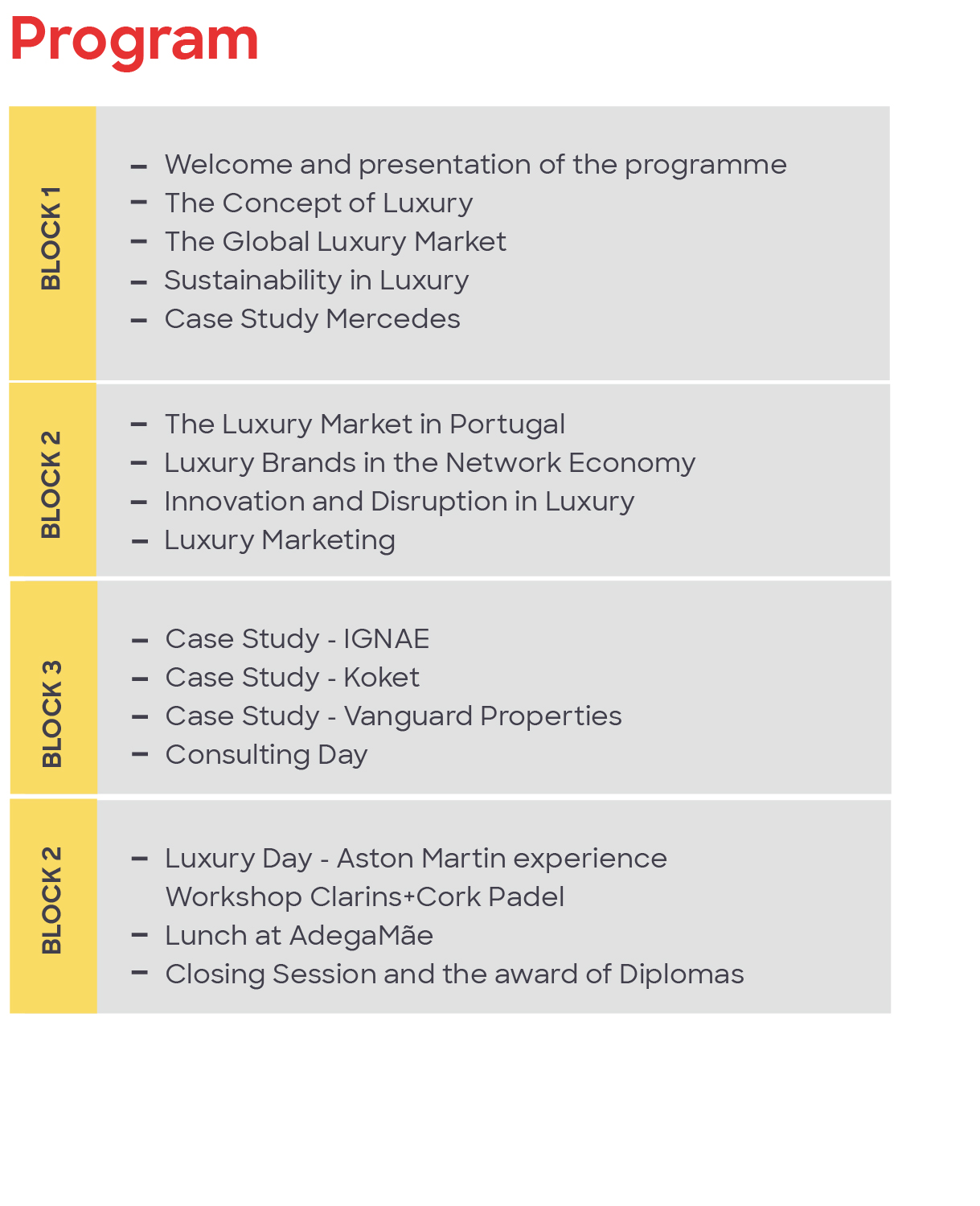 Luxury Brand Management - ISEG Executive Education